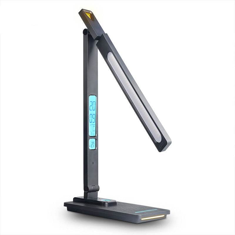 Multifunctional LED Desk Lamp with Display Screen and Alarm Clock, Wir ...